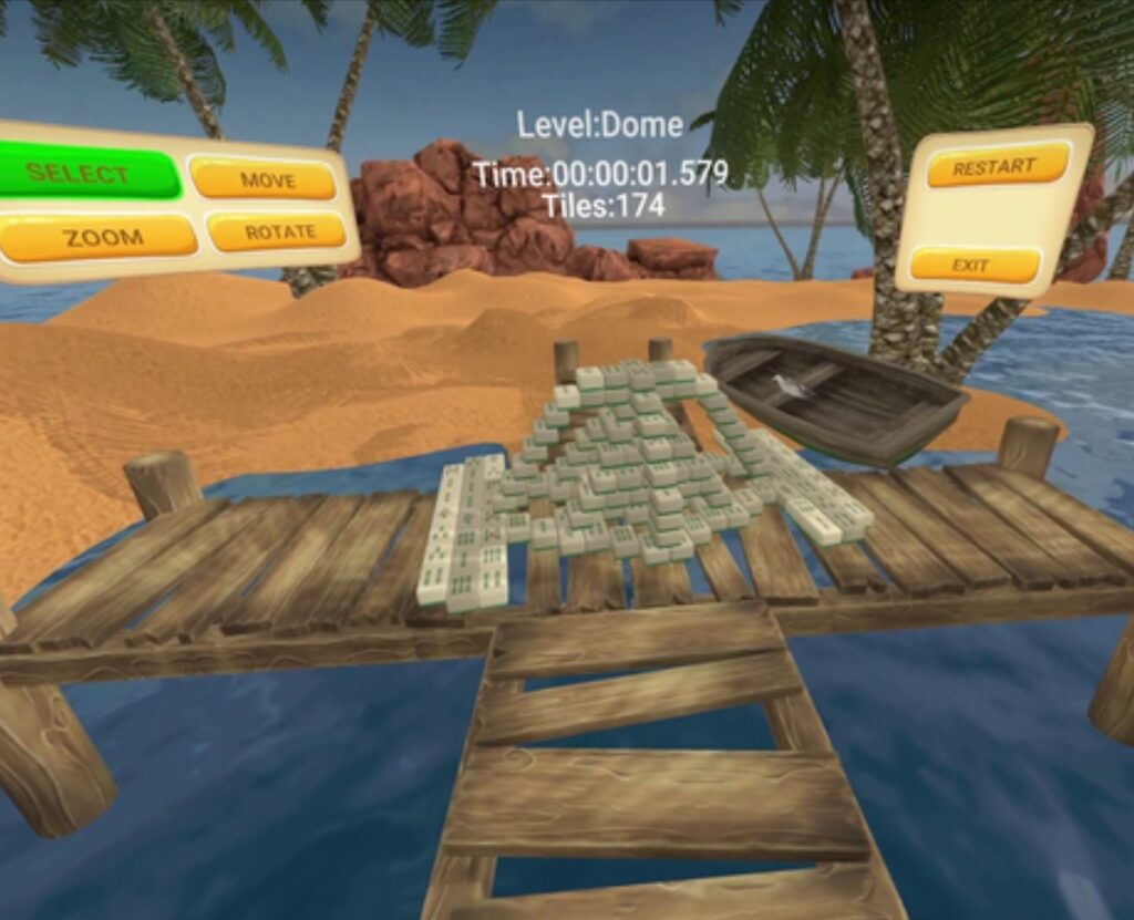 3D Mahjong Worlds – The Gear VR Vault